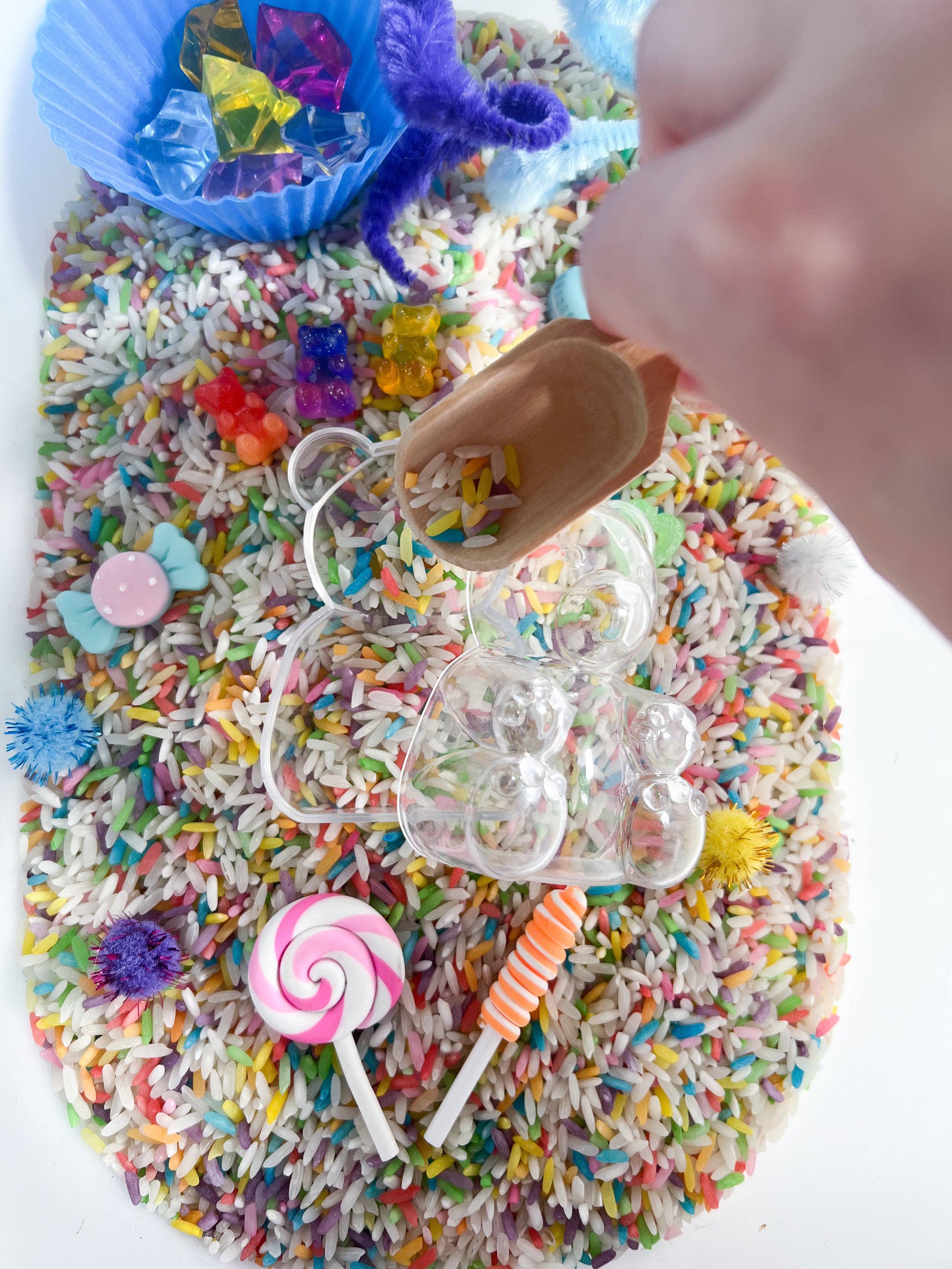 Candy Land Mini Sensory Kit | Rainbow Sensory Bins