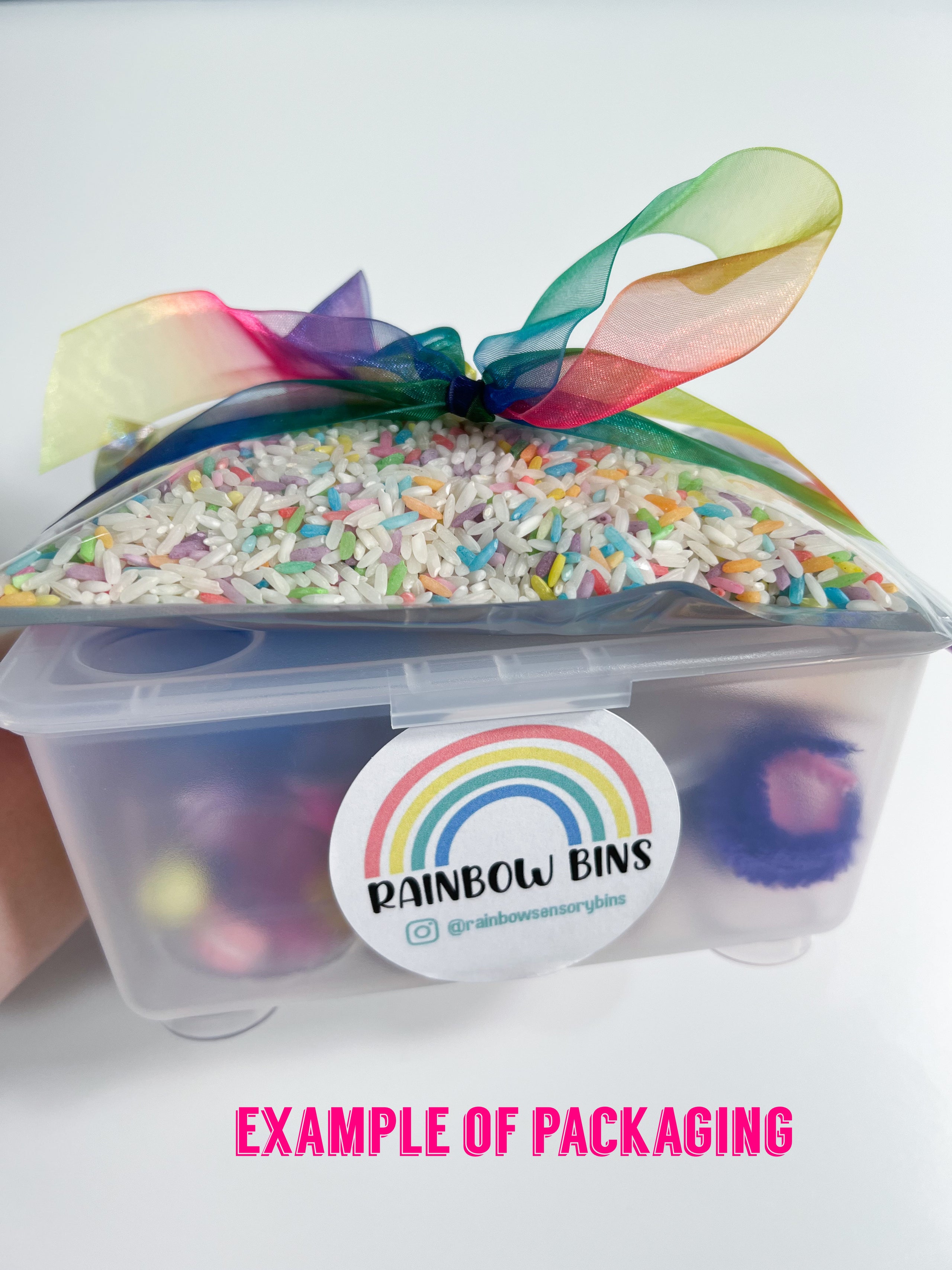 Candy Land Mini Sensory Kit | Rainbow Sensory Bins